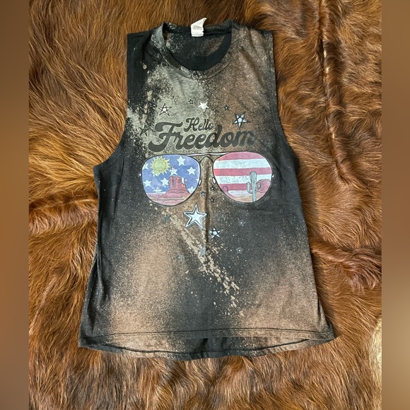 Bella Canvas | Tops | Hello Freedom Tank Top | Poshmark